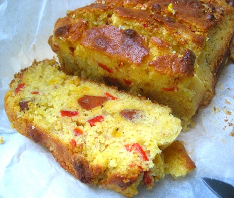 Cornbread w/ Chorizo & Red Pepper